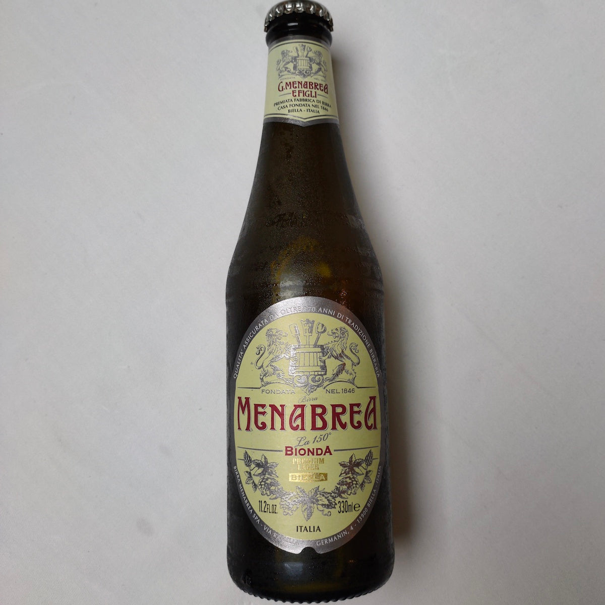 Menabrea Beer from Piemonte, Biella